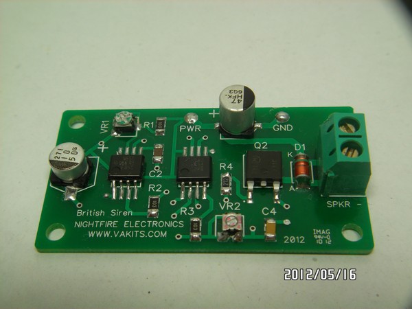 NF-2301 SMT British Police Siren Kit | NightFire Electronics LLC