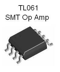 TL061 JFET Op Amp IC Design Kit w/ SMT PCB (#2910) | NightFire ...